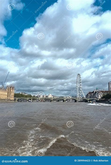 Westminster Bridge Spanning The River Thames In London Stock Image