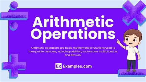 Arithmetic Operations Definition Properties