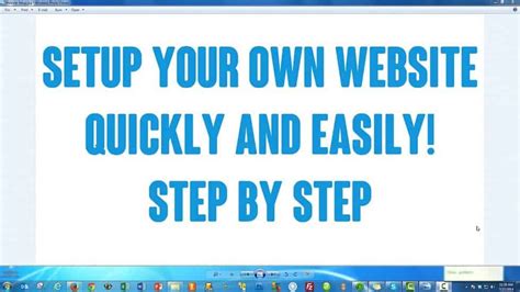 Do It Yourself Tutorials How To Setup Create Your Own Website With Wordpress Step By Step