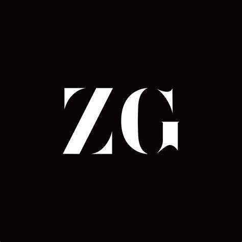 ZG Logo Letter Initial Logo Designs Template 2768094 Vector Art at Vecteezy