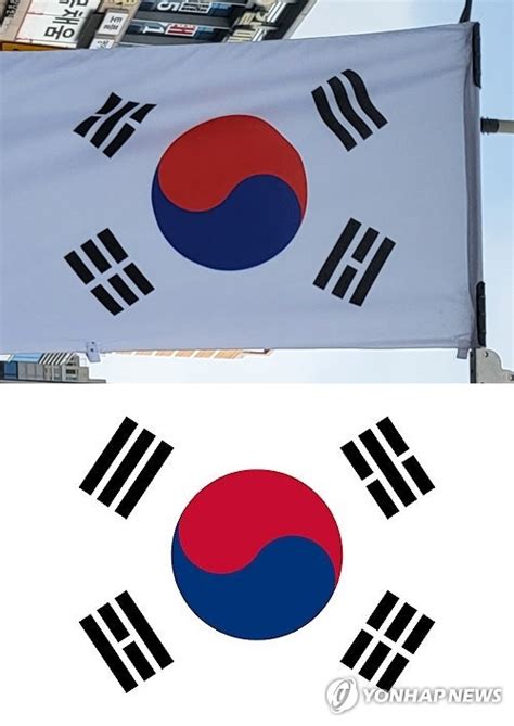 구리시 광복절 앞두고 사괘 四卦 잘못 새긴 태극기 게양