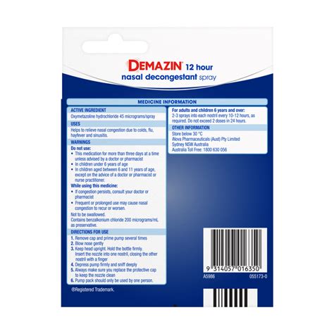Cvs 12 Hour Nasal Decongestant Spray At Jeremy Shockley Blog