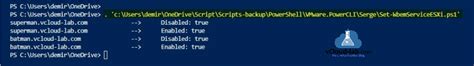 Powercli Enable Or Disable Wbem Service On Vmware Esxi Server Vgeek Tales From Real It