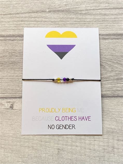 Non Binary Gender Fluid Bracelet Diy Bracelet Designs Lgbt Bracelet Non Binary Flag