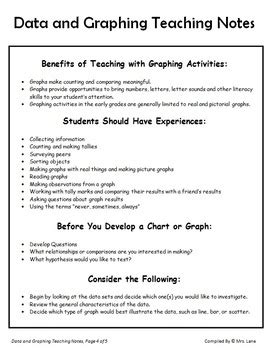 Elementary Data And Graphing Teaching Tips By Mrs Lane TpT