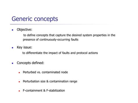 Ppt Continuous Fault Containment And Local Stabilization In Path Vector Routing Powerpoint