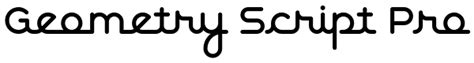 Font Spy Geometry Script Pro Font