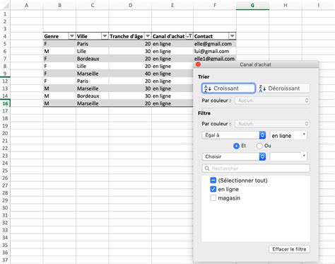 Comment Filtrer Sur Excel Filtre Automatique Fonction Filtre