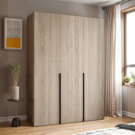 ᐉ Шафа з полицями та штангою St 0027 1800x520х2200 мм Дуб Сонома • Краща ціна в Києві Україні