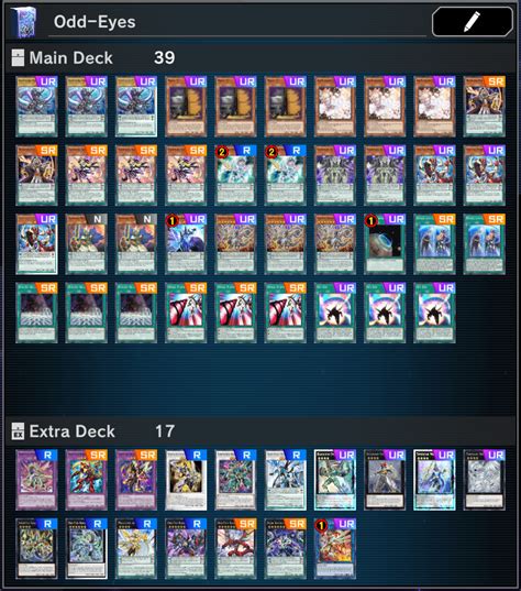 Heres My Odd Eyes Magician Deck Which Im Currently Rebuilding My Old