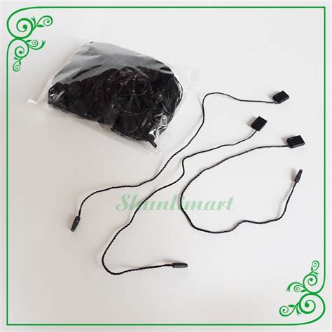 Jual Tali Hangtag Benang Label Hang Tag Loop Pin Lock Pin String Pin