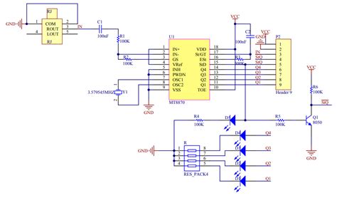 Dtmf Decoder Module Met Mt Chip Domoticx