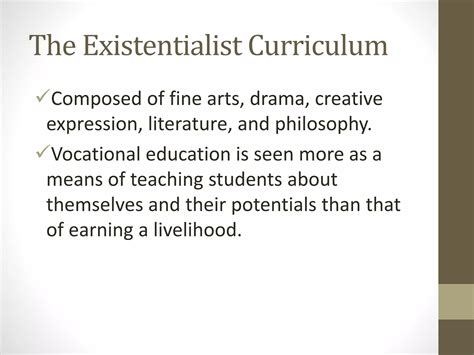 Philosophy Of Education Existentialism Pptx