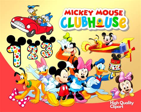 Mickey Mouse Clubhouse Birthday Clip Art