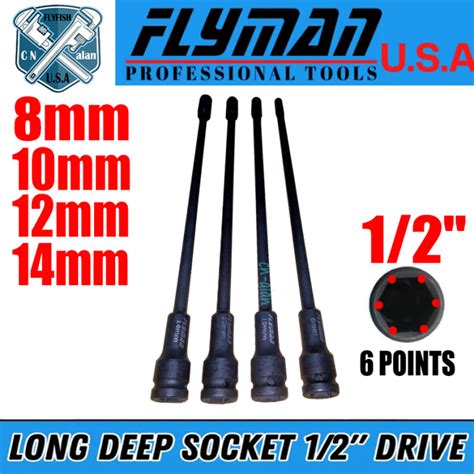 Flyman 12 Drive Long Deep Socket 17（8 14mm Lazada Ph