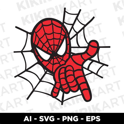 Stencil Di Spiderman