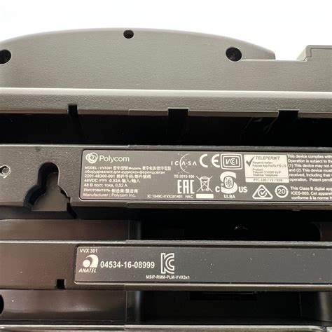 Polycom Vvx 301 Ip Gigabit Phone 2201 48300 001 Vvx301 Poe Wall Moun Dynamic Computer Surplus