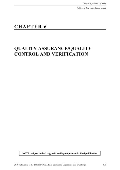 Pdf 2019 Refinement To The 2006 Ipcc Guidelines For National Greenhouse Gas Inventories Vol 1