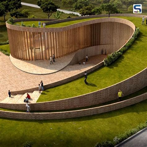 An Angular House In Gujarat That Perfectly Merges With Its Surroundings Pavilion Architecture