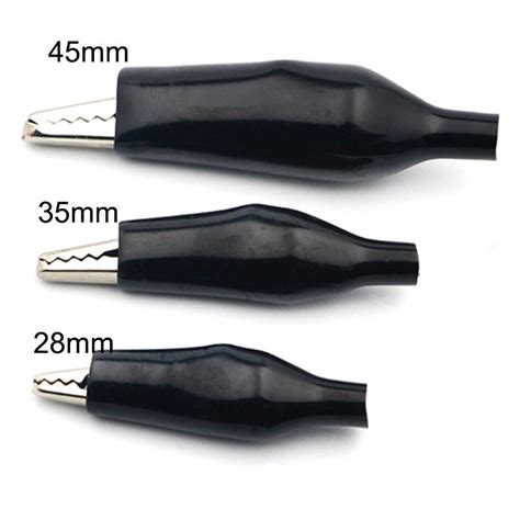 คลิปจระเข้ไฟฟ้าทดสอบสาย Pince จระเข้ Diy จัมเปอร์สายไฟแมลงสาบไฟฟ้า