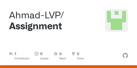 Github Ahmad Lvpassignment