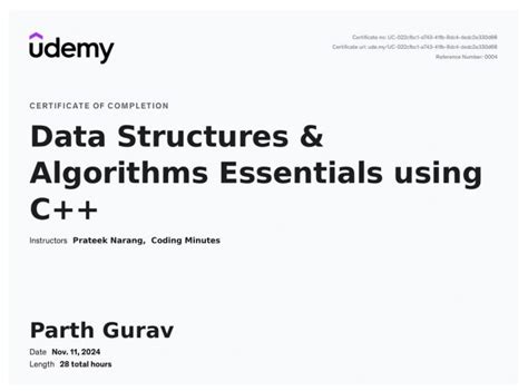 Just Completed Data Structures And Algorithms In C Im Excited To