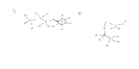 Solved 1 Draw The Ether With The Common Name Phenyl Propyl Ether