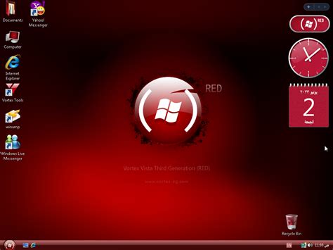 Windows XP Vortex G Red Edition CrustyWindows