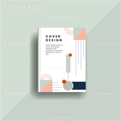 유토이미지 커버 디자인 템플릿 벡터