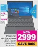 Proline Intel Celeron Laptop Offer At Game