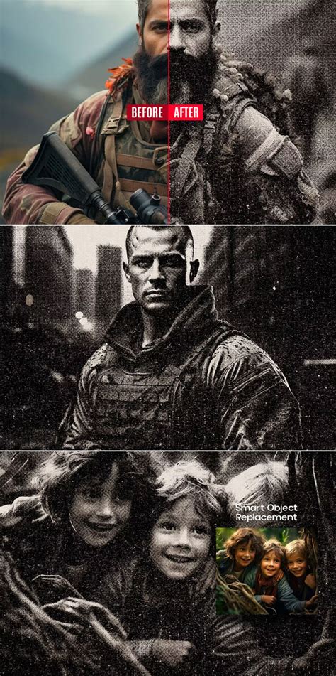 Retro Postcard Photo Effect Photoshopresource