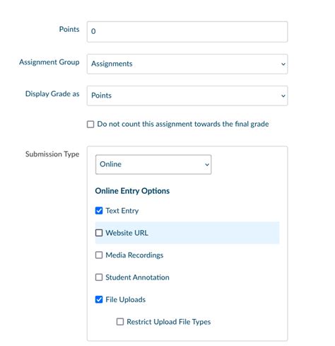 Canvas Assignment Tool Course Assignment And Assessment Creation Gw