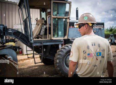 Us Navy Equipment Operator 3rd Class Jared Schapker Assigned To Naval Mobile Construction