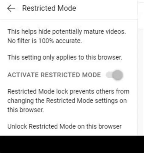 Easy Guide On How To Turn Off Restricted Mode On YouTube