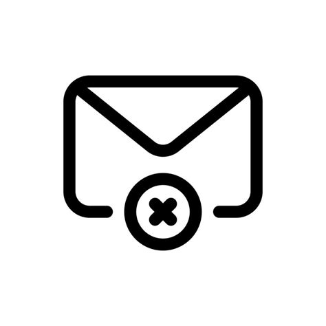 Simple Delete Message Icon The Icon Can Be Used For Websites Print Templates Presentation