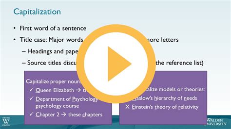 Capitalization YouTube