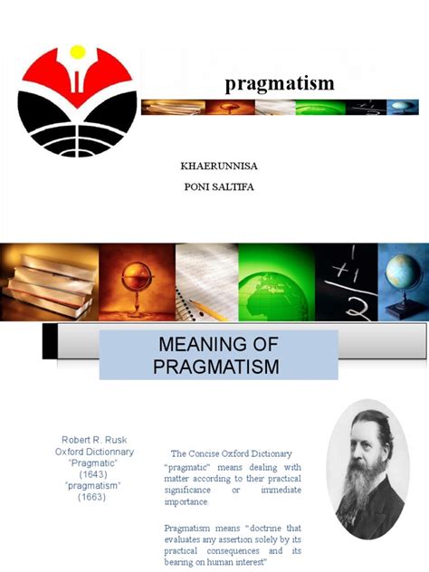 Ajaran Pragmatism Pdf Pragmatism Idealism