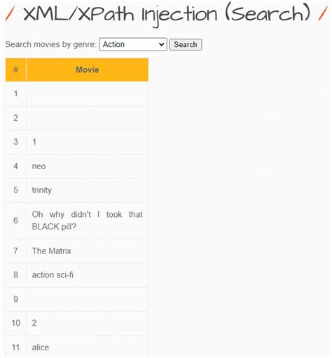 Bwapp 1 Injection Xmlxpath Injection Search 어니언의 하루 공부