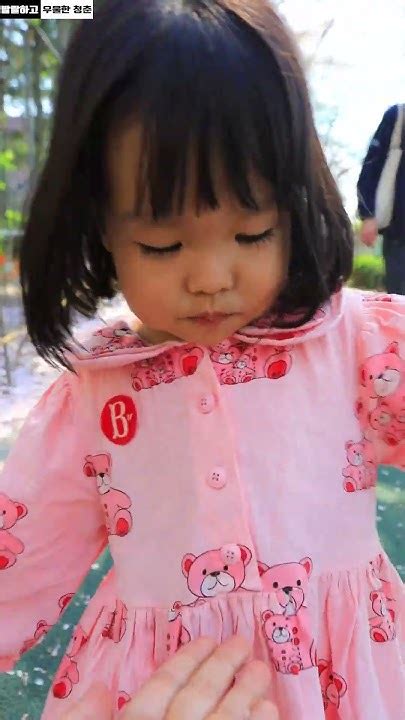 벚꽃을 솔솔솔솔 뿌려요 아기 브이로그 아기 Vlog Youtube