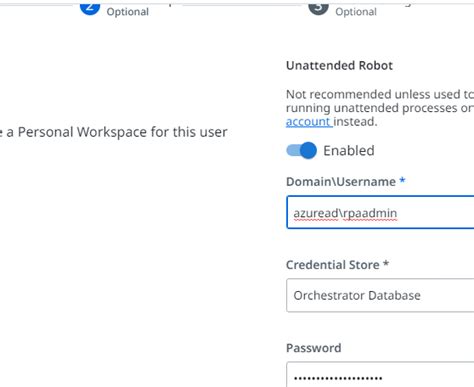 Unattended Robot Fails Due ID And Password Issue Orchestrator