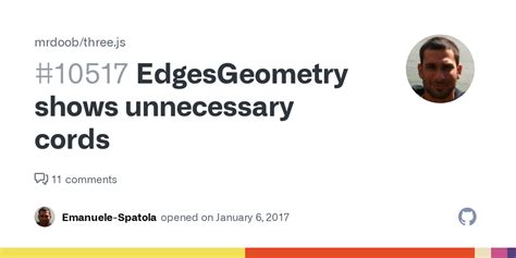 Edgesgeometry Shows Unnecessary Cords · Issue 10517 · Mrdoobthreejs