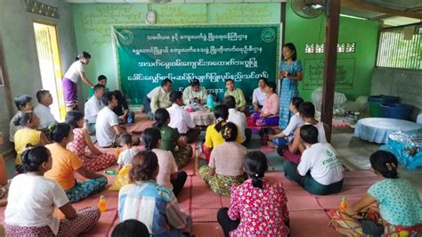 ရွှေတောင်မြို့နယ်တွင် အသက်မွေးဝမ်းကျောင်းအထောက်အကူပြု ခေါင်းလျှော်ရည်၊ ဆပ်ပြာချက်ပြုလုပ်နည်းသင