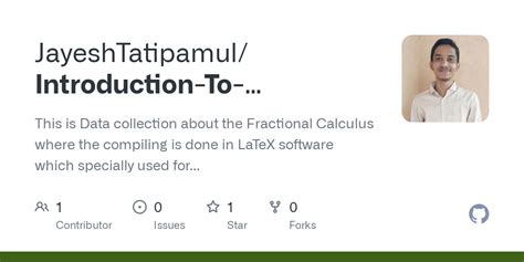 Github Jayeshtatipamul Introduction To Fractional Calculus In Latex This Is Data Collection