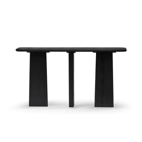 Luca Black Console Table Understated Elegance Attica House