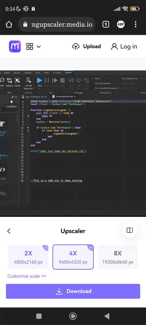 Does This Script Implant A Virus Its Called Virus Implanter Spooky 🙂