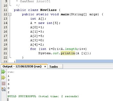 ARRAY Pada Pemrograman JAVA