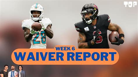 week 6 waivers emari demercado d onta foreman tyjae spears kj osborn and more by shovit