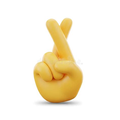 Fingers Crossed Emoji Word