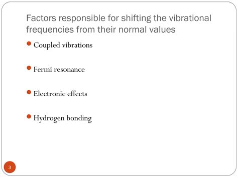 Factors Affecting Vibrational Frequencies In Ir Ppt