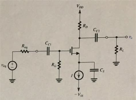 Solved MOSFET Problem Low F Response Of CS Pts We Chegg